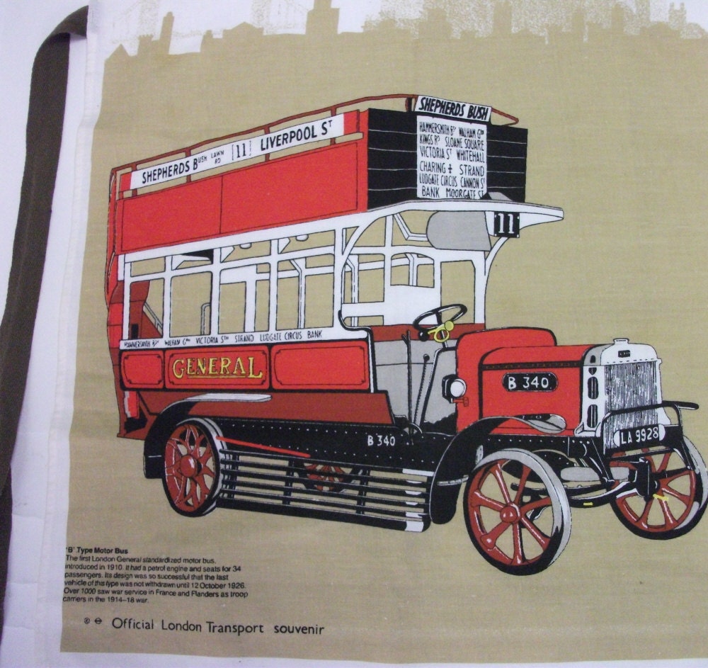 Vintage London Liverpool Double Decker Bus Transport Souvenir - Etsy España