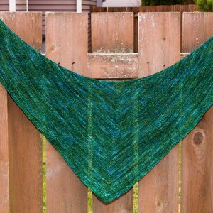 Slightly Purling Shawl PDF Knitting Pattern a Knit & Purl Triangle ...