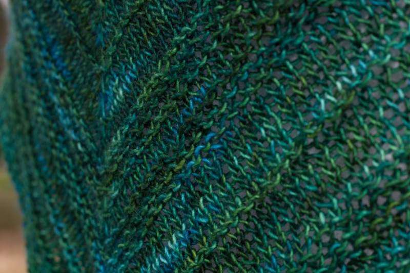 Slightly Purling Shawl PDF Knitting Pattern a Knit & Purl Triangle ...