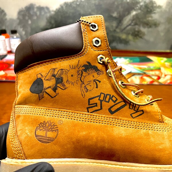 Custom Timberland - Etsy