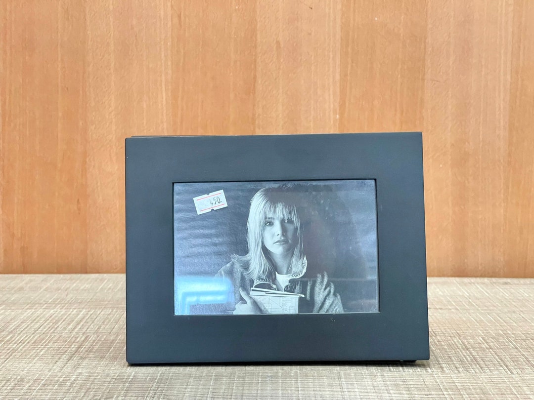 Black Color Natural Wood Photo Frame - Etsy