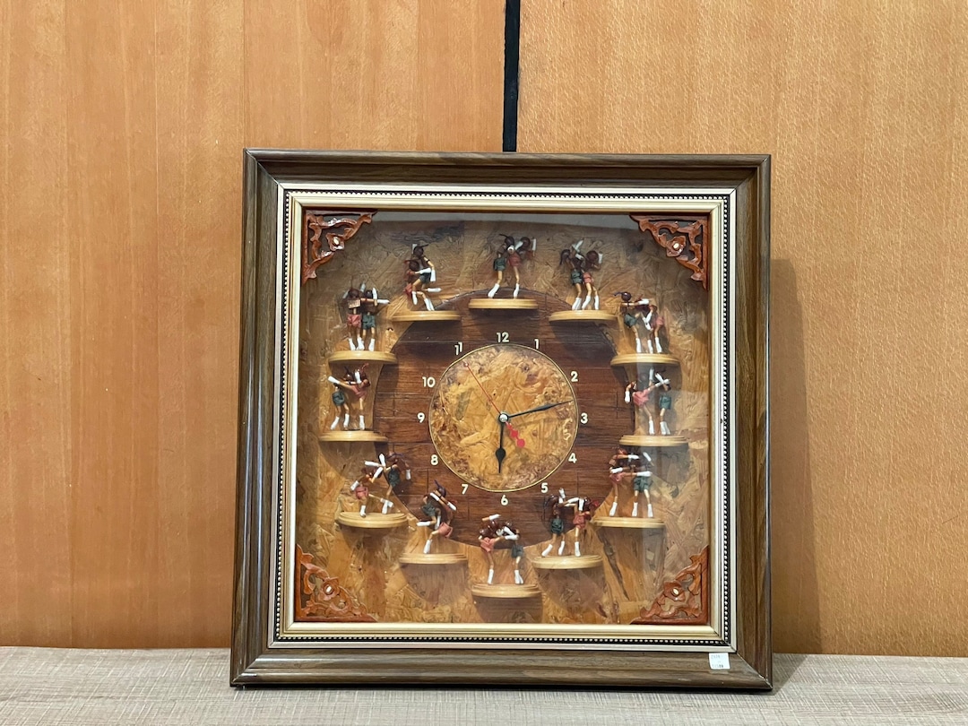 Muay Thai Display Poster Clock | Thailand Craft - Etsy
