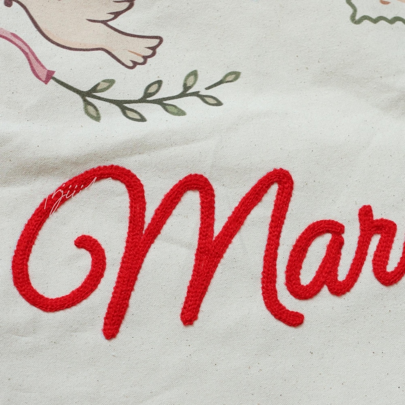 Custom Hand Emboridered Envelope Wedding Banner, Postcard Wedding ...