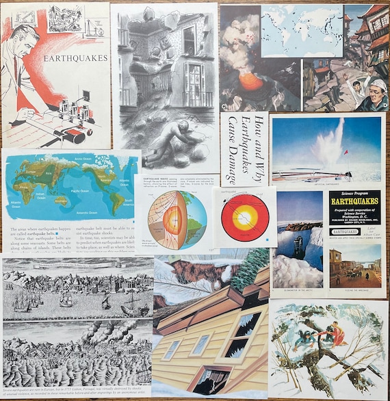 Effects Of Earthquakes Collage