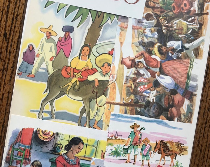 Lets's Travel to Mexico Vintage Collage Scrapbook and - Etsy