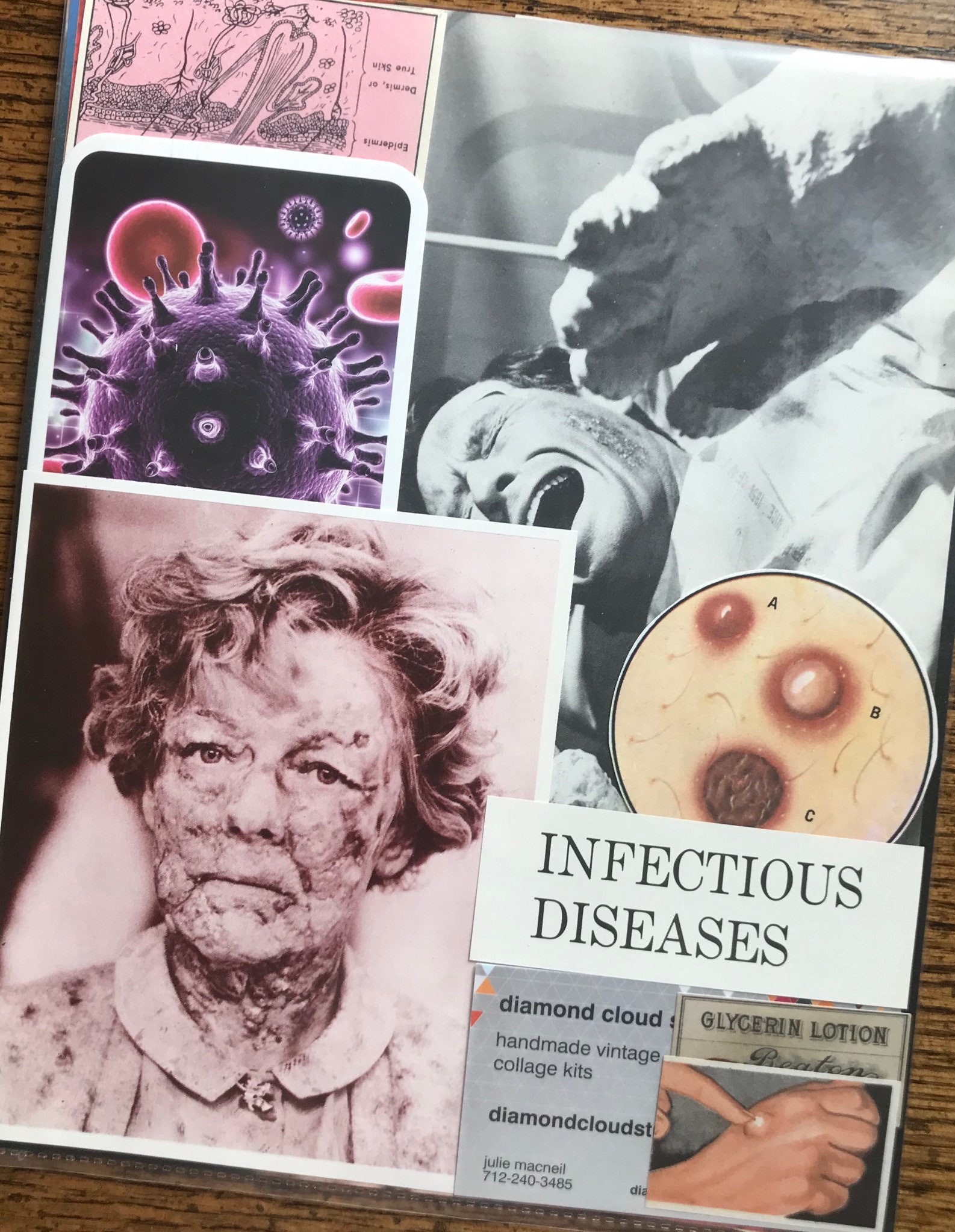 Infectious Skin Diseases Vintage Weird Science Evil Doctor and - Etsy