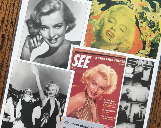 Marilyn Monroe Classic Movie Star Vintage Collage Scrapbook - Etsy