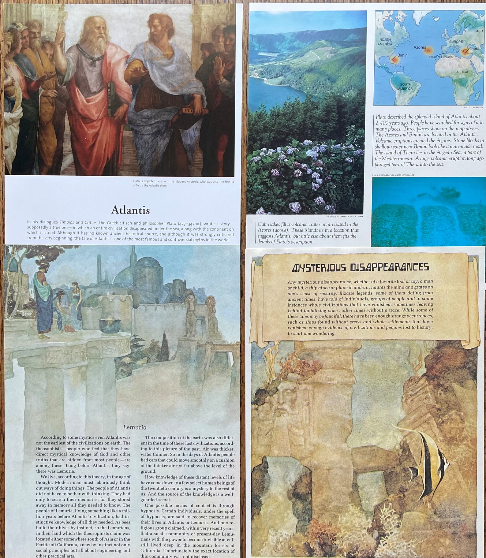 The Lost City of Atlantis Vintage Adventure and History - Etsy