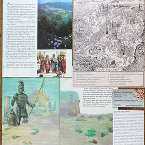 The Lost City of Atlantis Vintage Adventure and History - Etsy