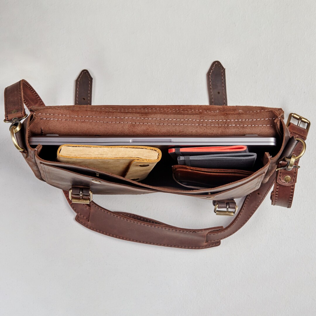 Men's Leather Briefcase – High-quality, Handmade Briefcase, Perfect as ...