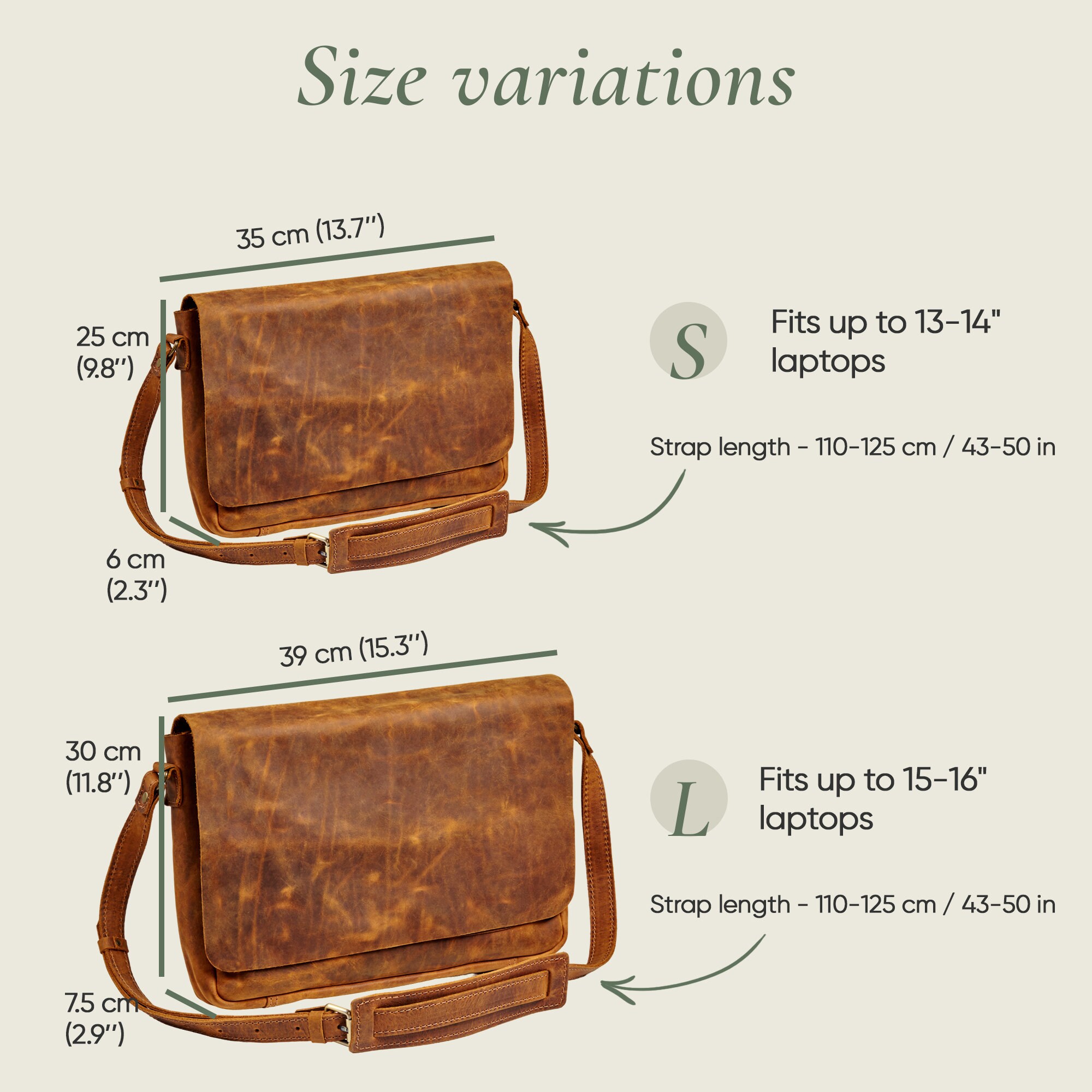Exclusive Leather Laptop Carrier, Personalized Minimalist Computer Bag ...