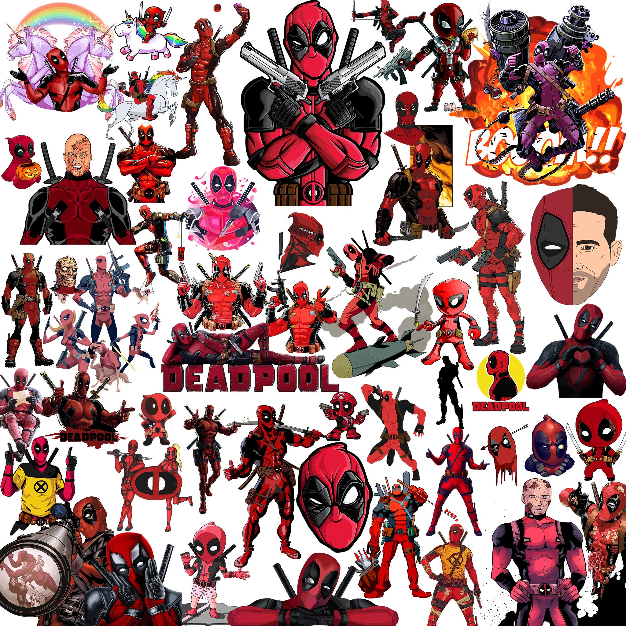 Deadpool SVG, Deadpool Svg Files for Cricut Deadpool, Deadpool Clipart ...