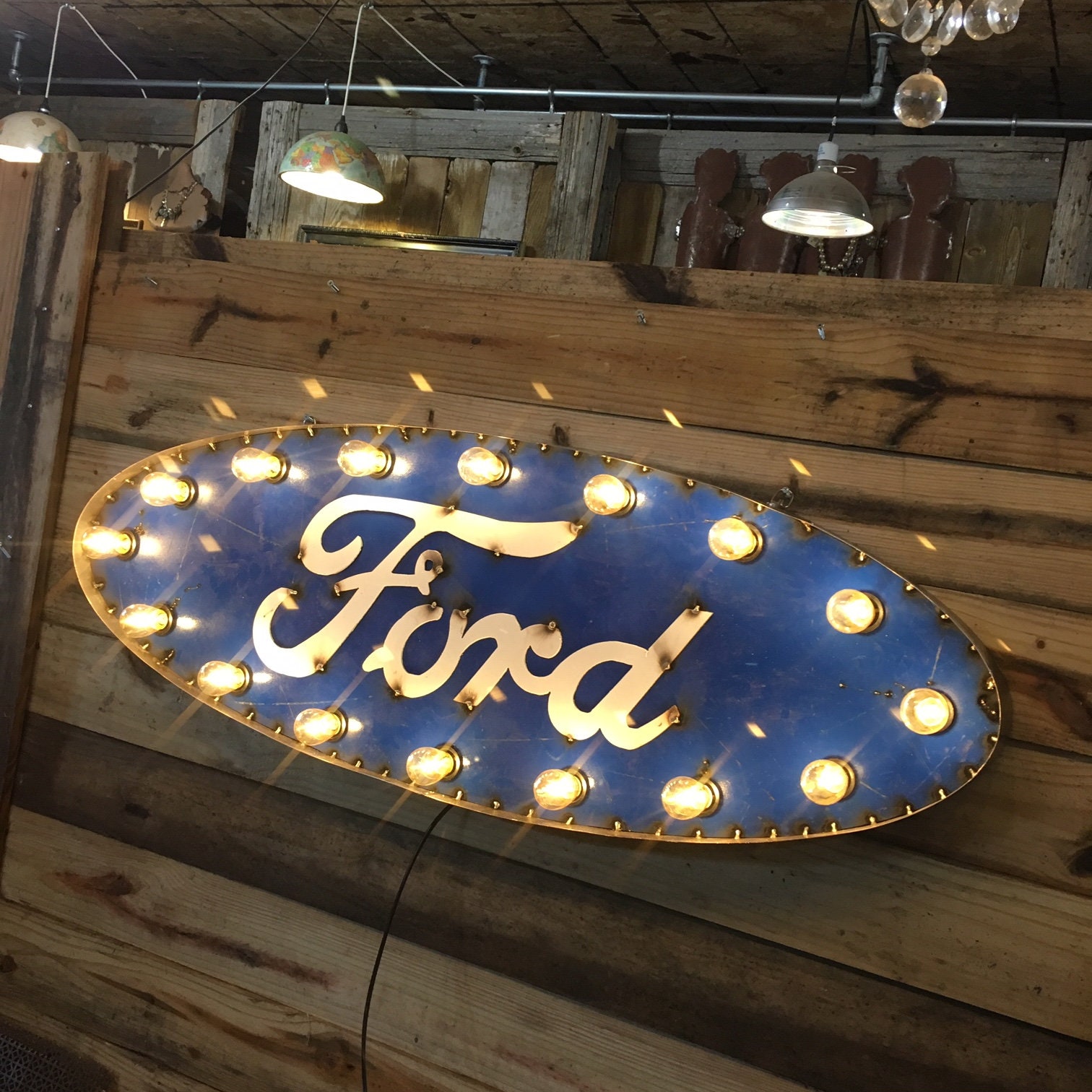 4 foot FORD marquee sign for outdoor use - Etsy