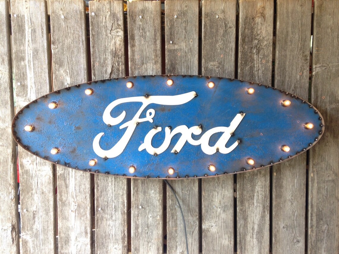 3 Foot FORD Marquee Sign - Etsy