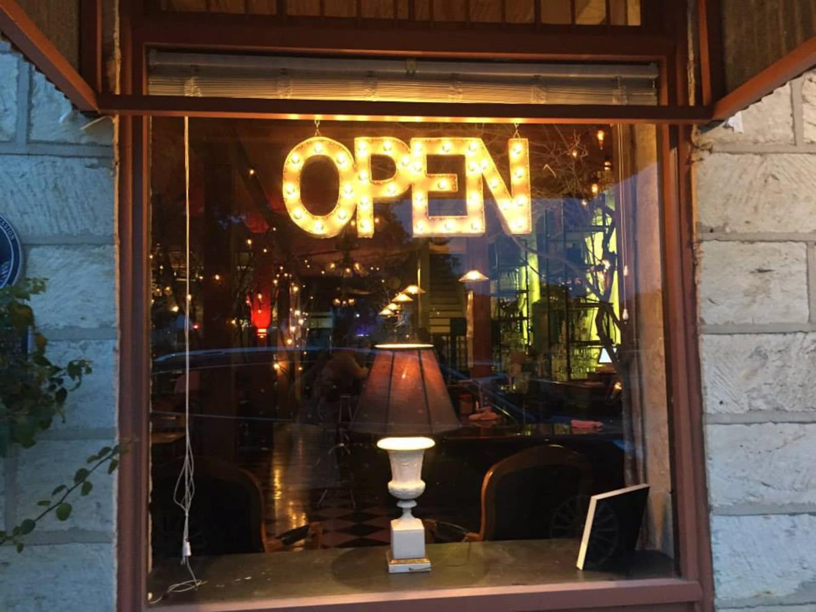 12'x30 Steel Marquee OPEN SIGN With Back Non-rusty | Etsy