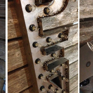 VERTICAL Steel Marquee OPEN SIGN With Back, Non-rusty - Etsy