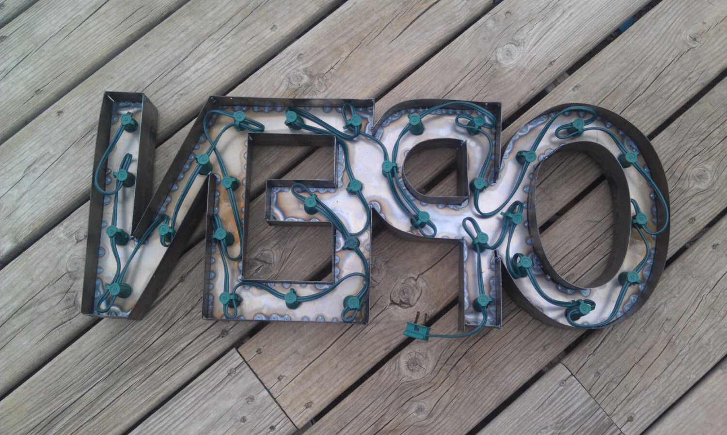 12x30 Steel Marquee OPEN SIGN Non-rusty NO Back - Etsy