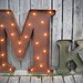 3 Foot Marquee Letter - Rusty - Etsy