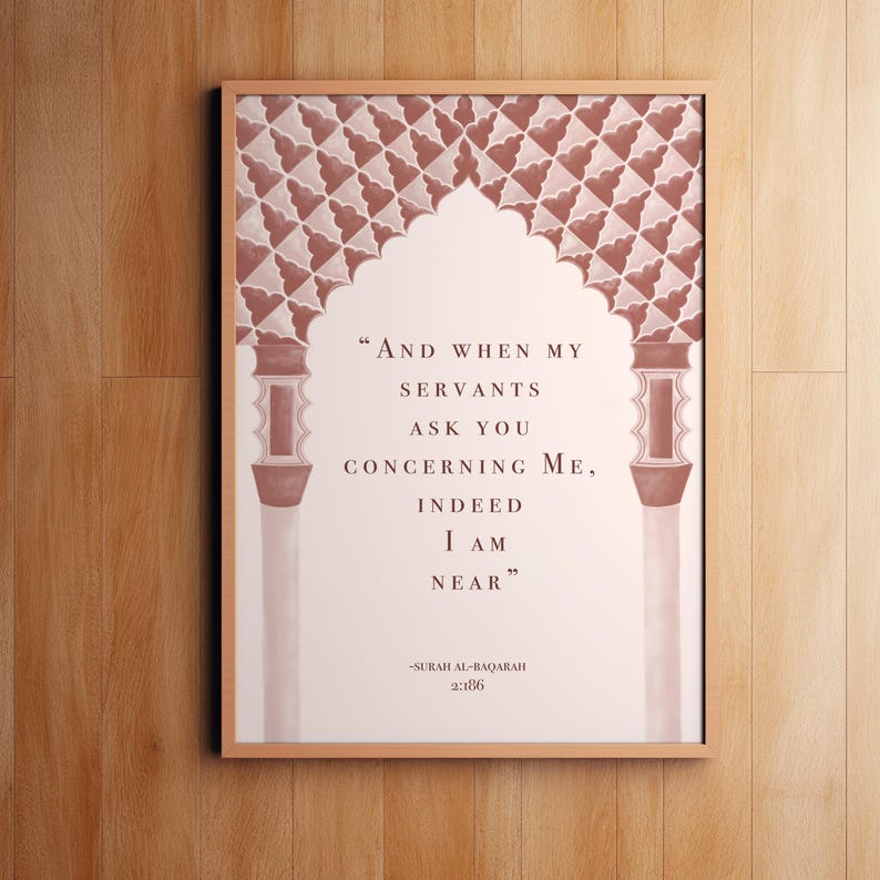 Islamic Wall Art Digital Download, Inspirational Quran Quote, Islamic ...