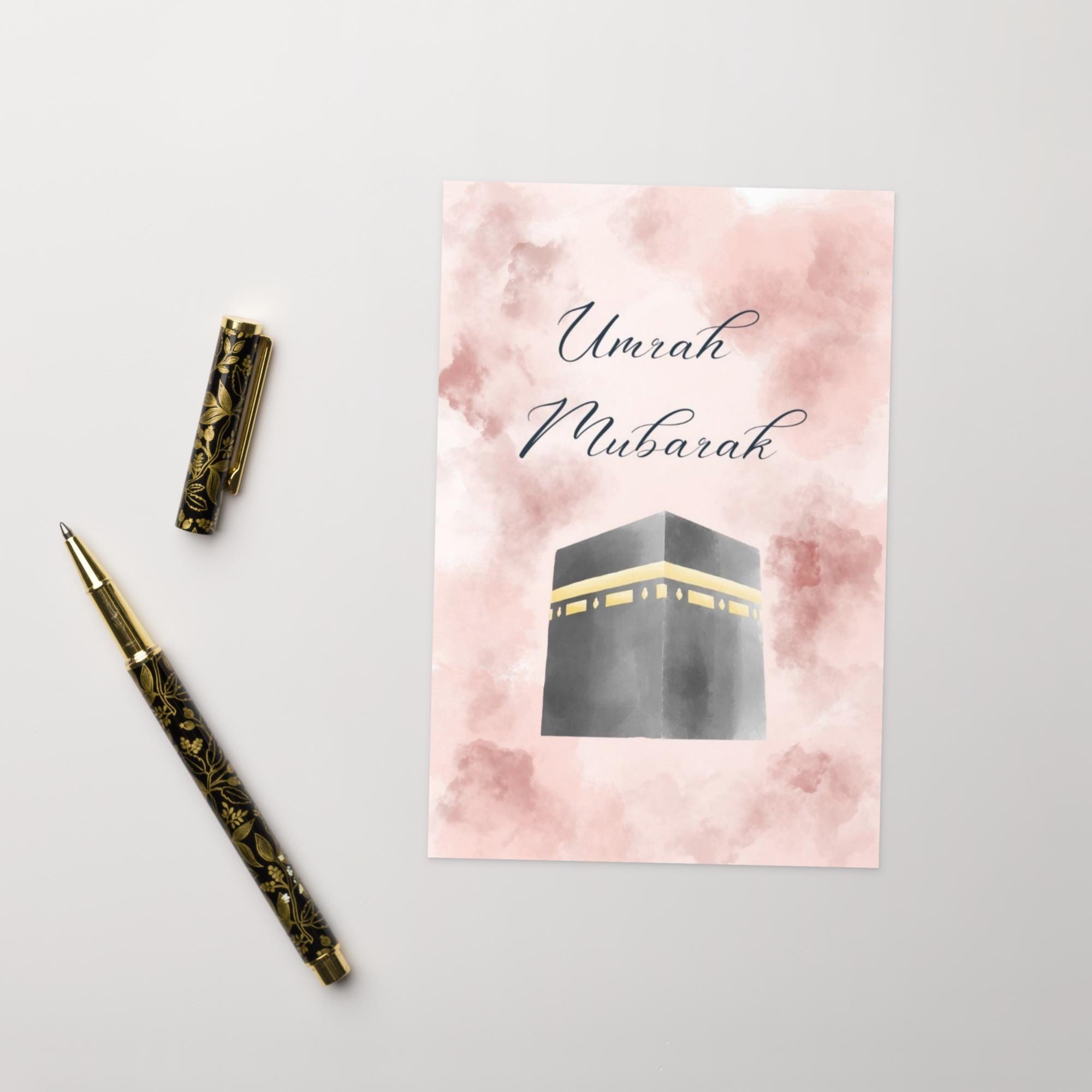 Printable Umrah Greeting Card, Islamic Card, Digital Download, Umrah ...