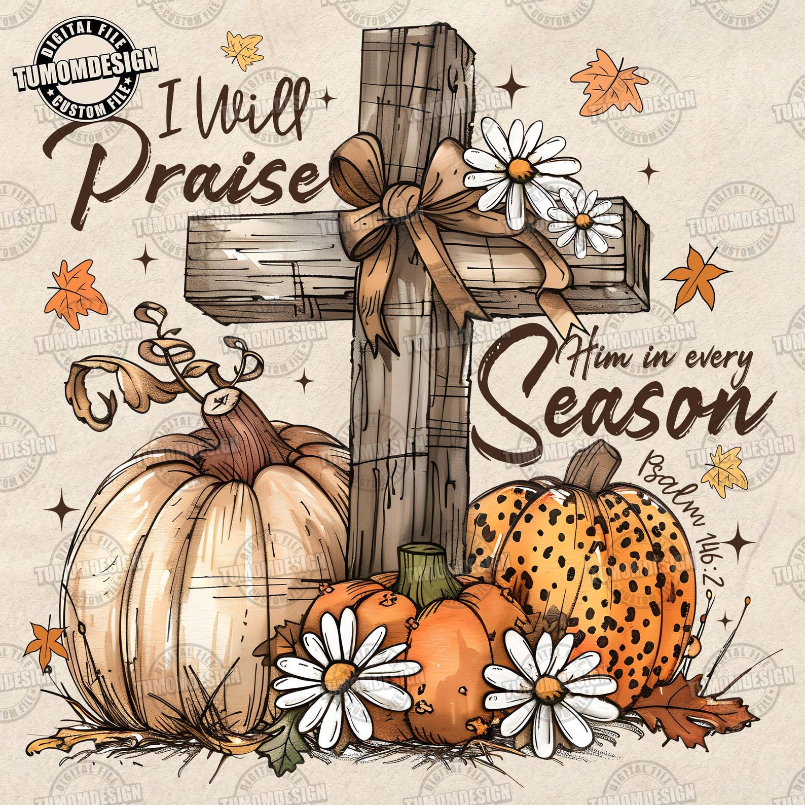 Fall Christian Cross Png, Floral Fall Shirt Design, Fall Pumpkin Spice ...
