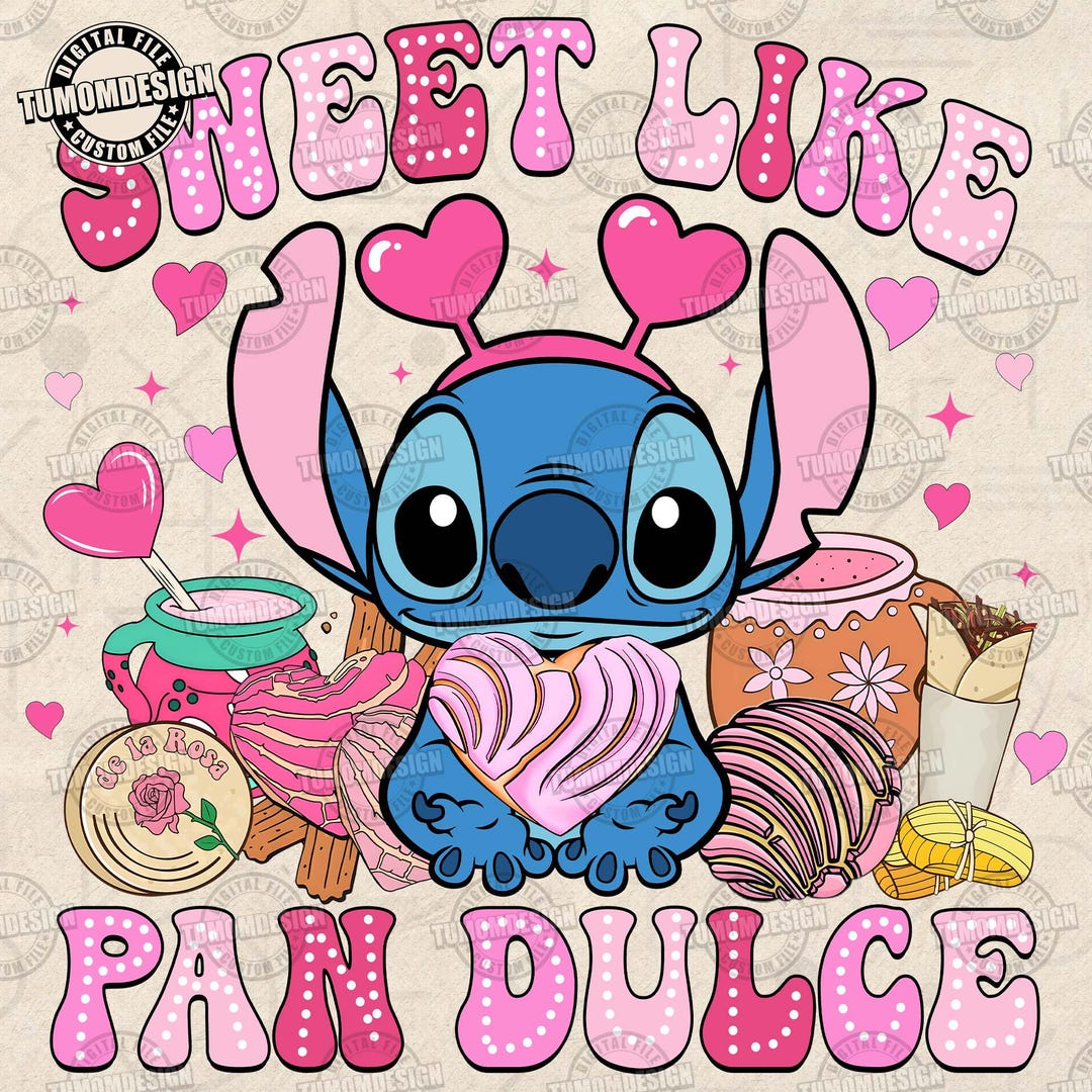 Sweet Like Pan Dulce Png, Blue Monster Valentine Png, Mexican Valentine ...