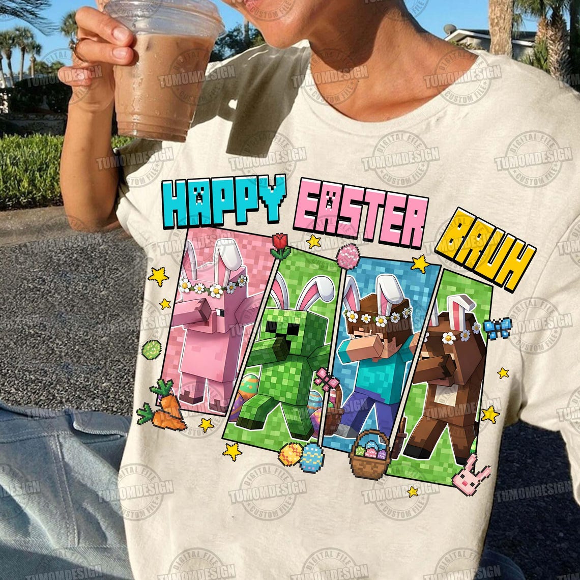 Happy Easter Bruh Png, Retro Easter Png, Cartoon Movie Png, Happy ...