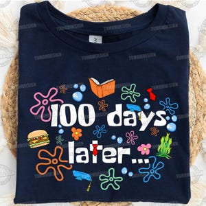One Hundred Days Later Png, 100 Days of School Png, 100 Days of School ...