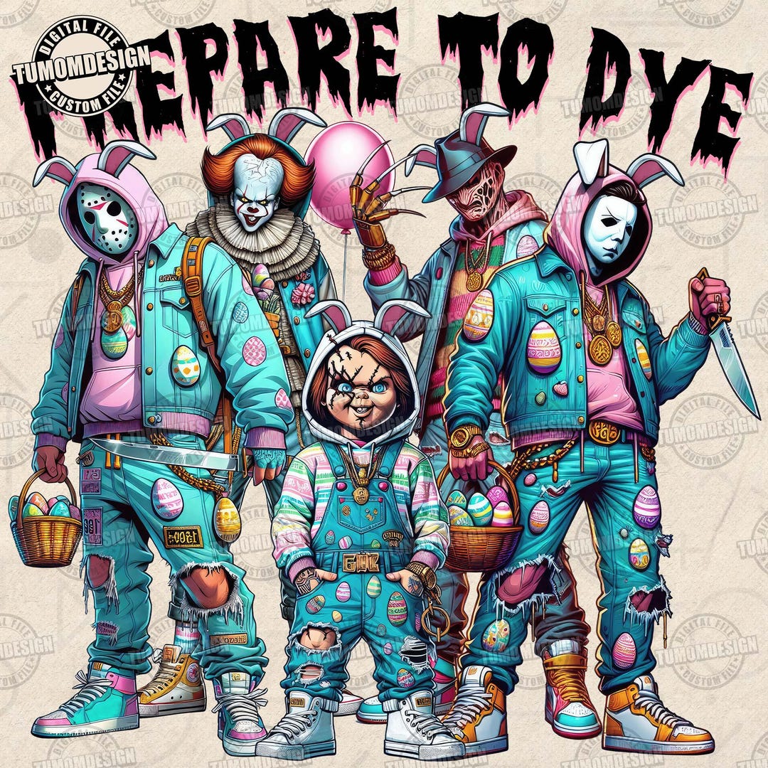 Easter Egg Png, Easter Vibes Horror Png, Happy Easter Day Png, Horror ...