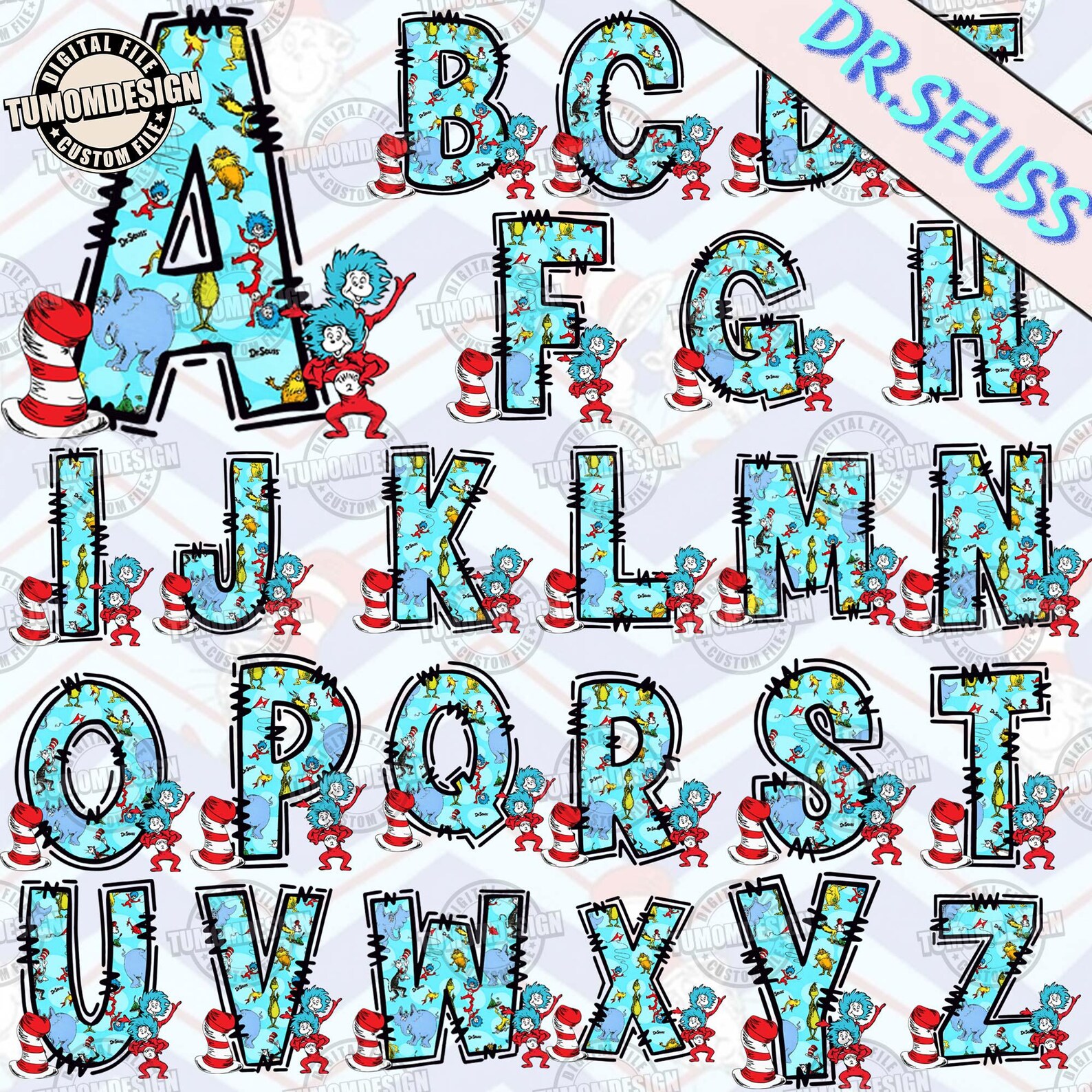 Doodle Alphabet Letters Png, Clip Art, Doodle Alpha Bundle, Valentines ...