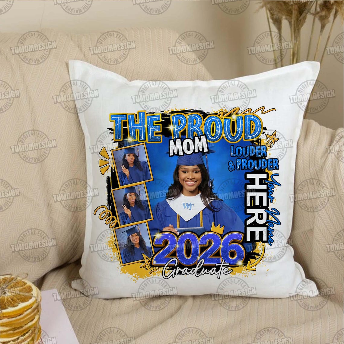 Proud Family Graduation Insert Photos Editable Canva Template ...