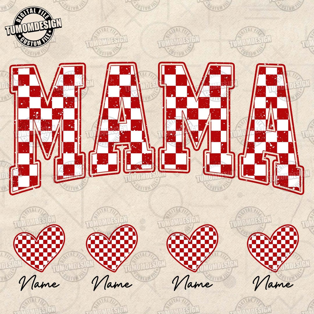Mama Valentine Png, Mama Valentines Png, Valentine's Day Png, Retro ...