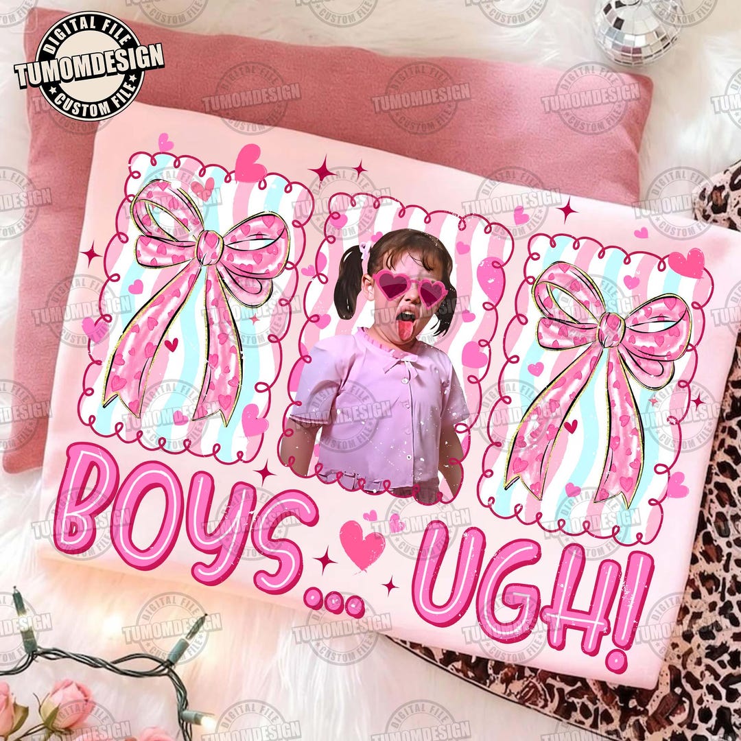 Coquette Girl Ugh Png, Boy Ugh Png, Retro Valentine Png, Valentine’s ...