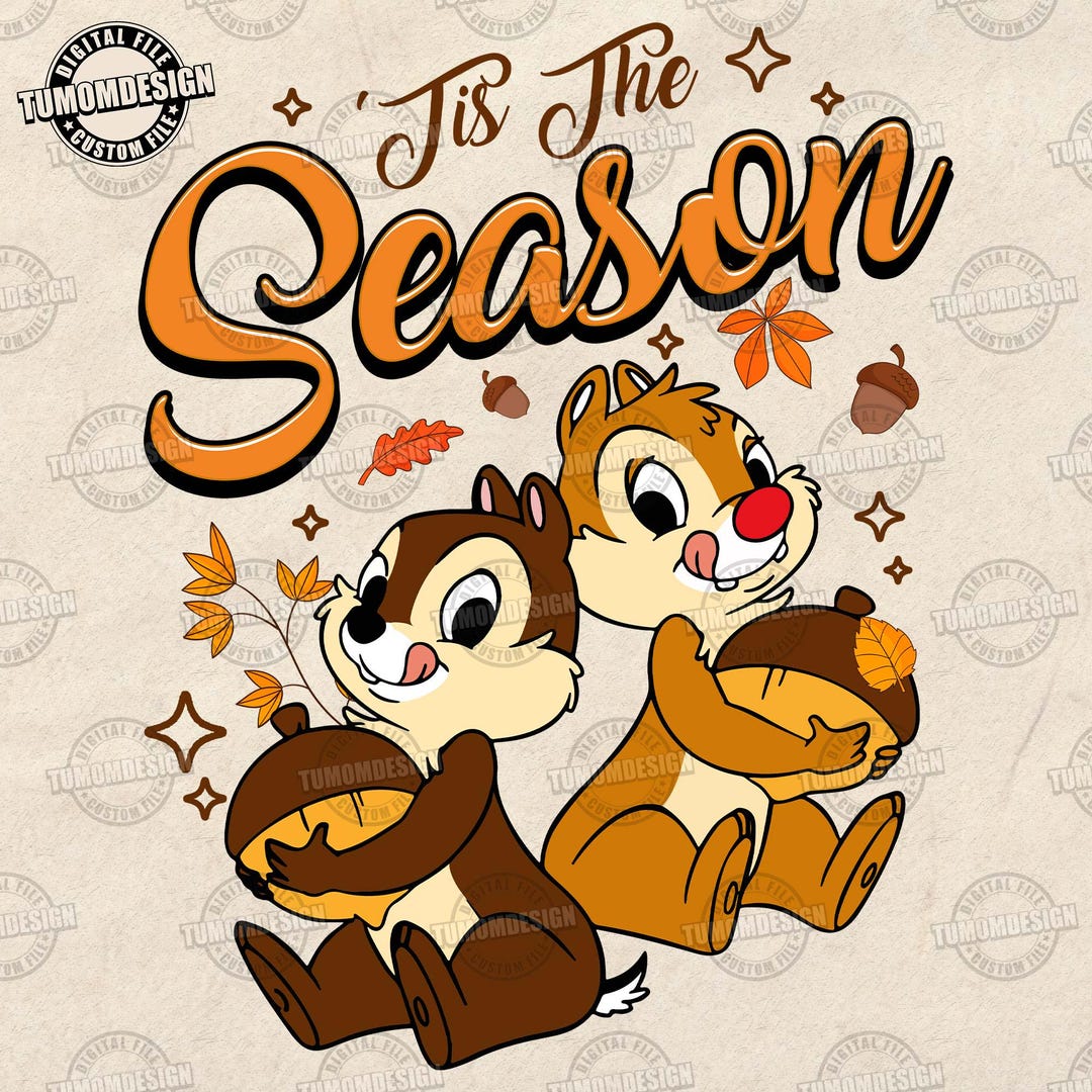 Cute Cartoon Fall Png, Character Movie Png, Tis the Season PNG, Autumn ...
