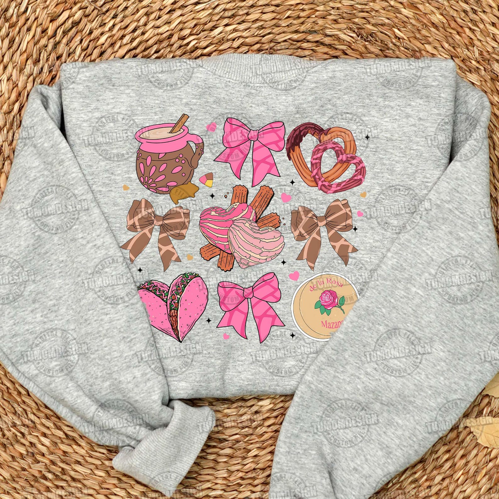 Valentine Concha Pan Dulce PNG, Funny Mexican Bread Lover PNG ...