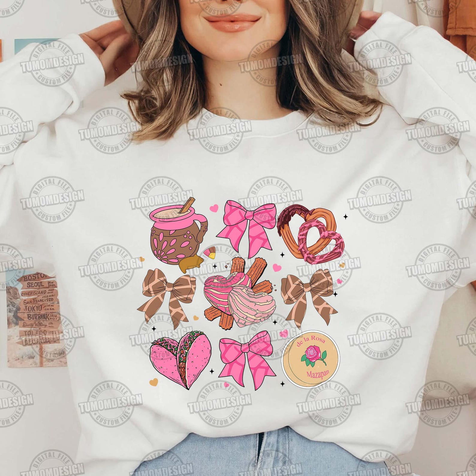 Valentine Concha Pan Dulce PNG, Funny Mexican Bread Lover PNG ...