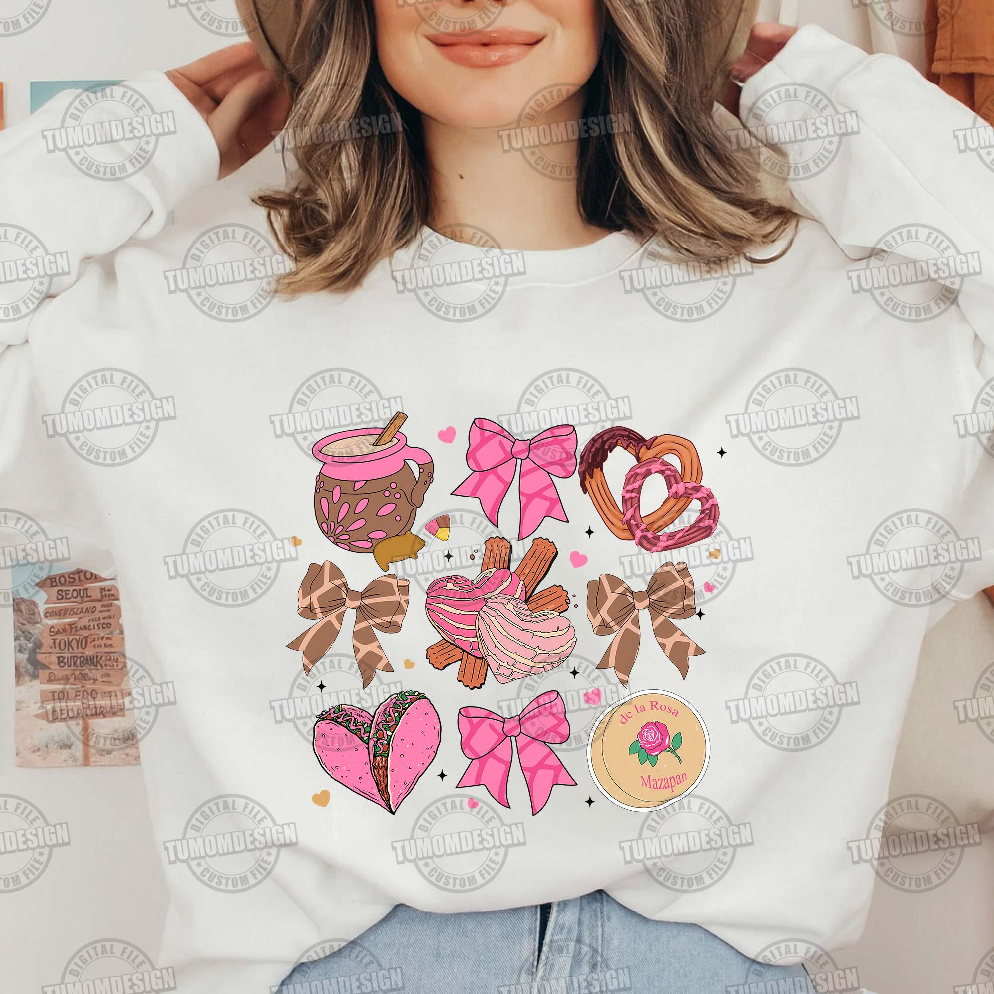 Valentine Concha Pan Dulce PNG, Funny Mexican Bread Lover PNG ...