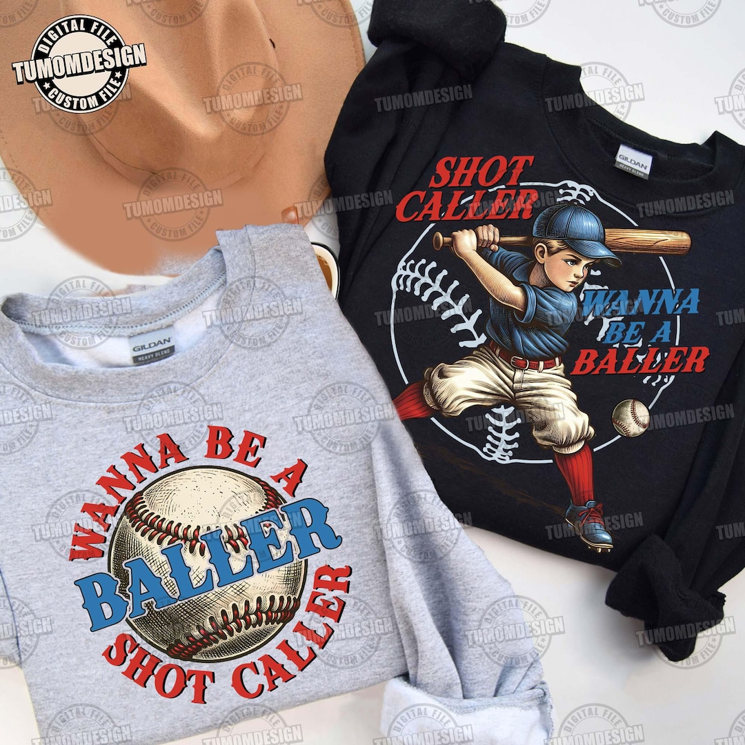 Wanna Be A Baller Shot Caller Baseball Png, Baseball Mama Png, Baseball ...