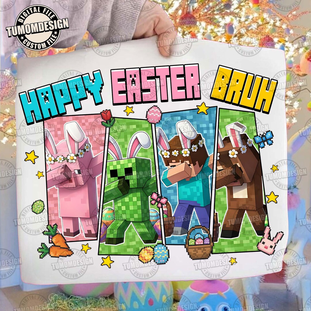 Happy Easter Bruh Png, Retro Easter Png, Cartoon Movie Png, Happy ...