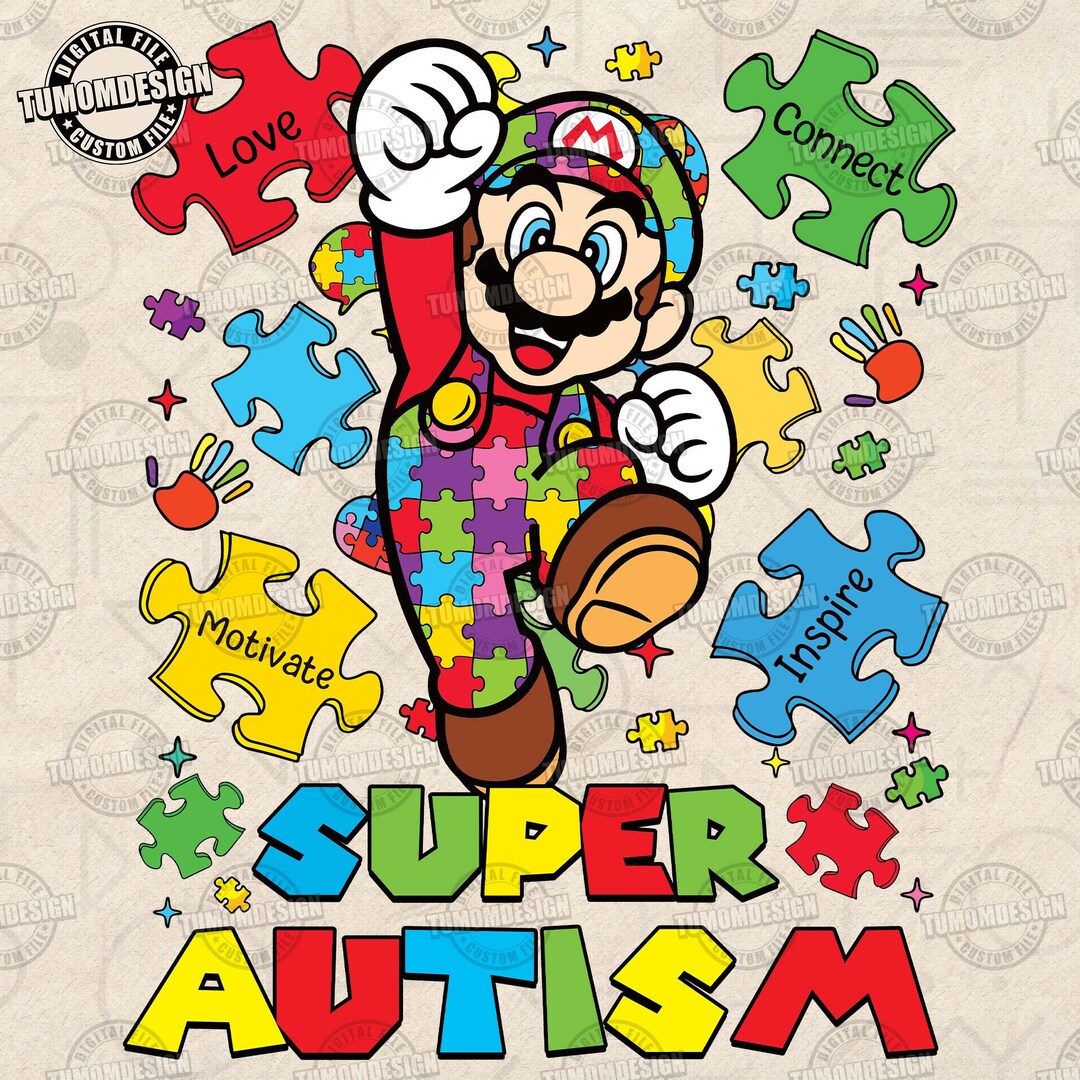 Super Autism Super Game Png, Autism Awareness Png, Awareness Png, Be ...