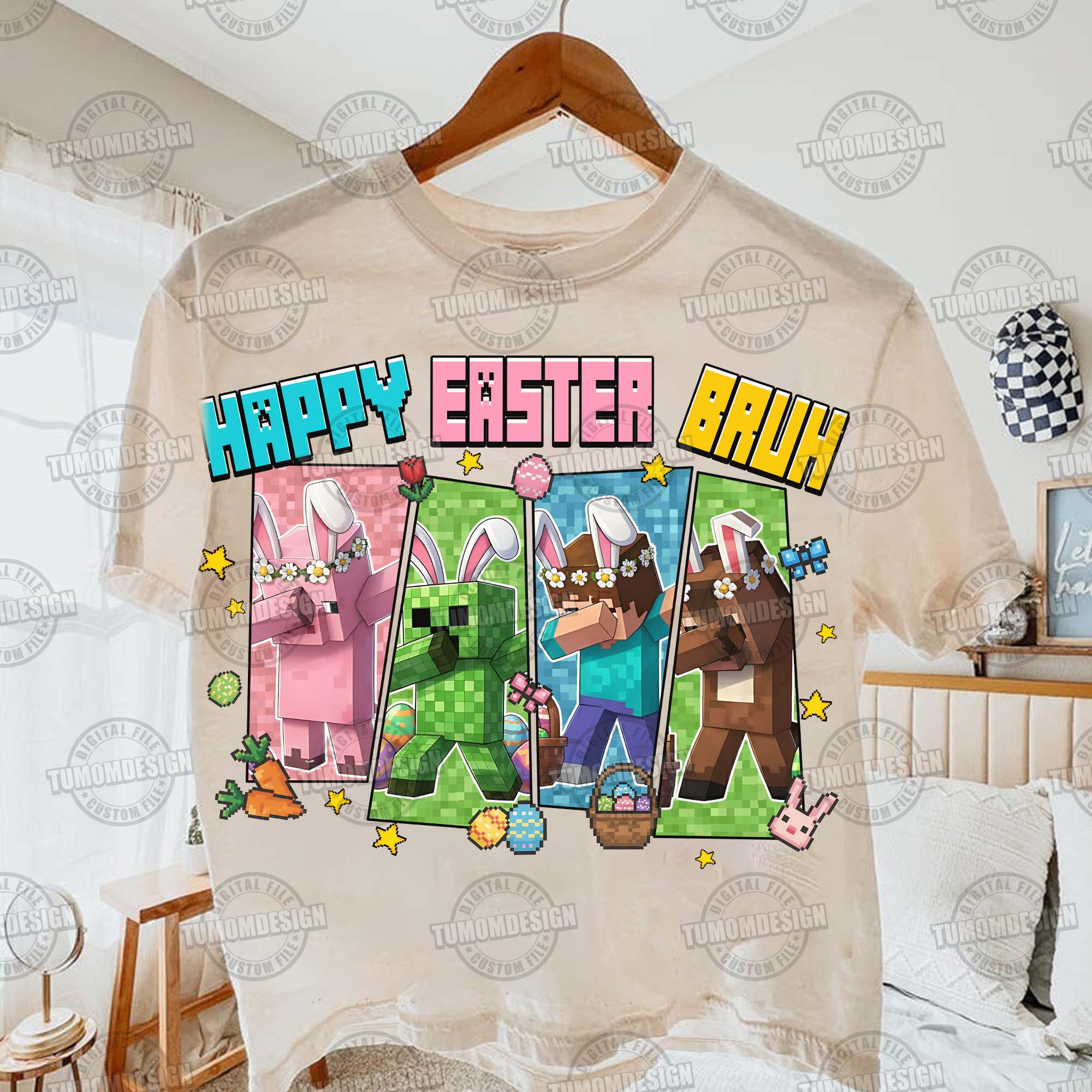 Happy Easter Bruh Png, Retro Easter Png, Cartoon Movie Png, Happy ...
