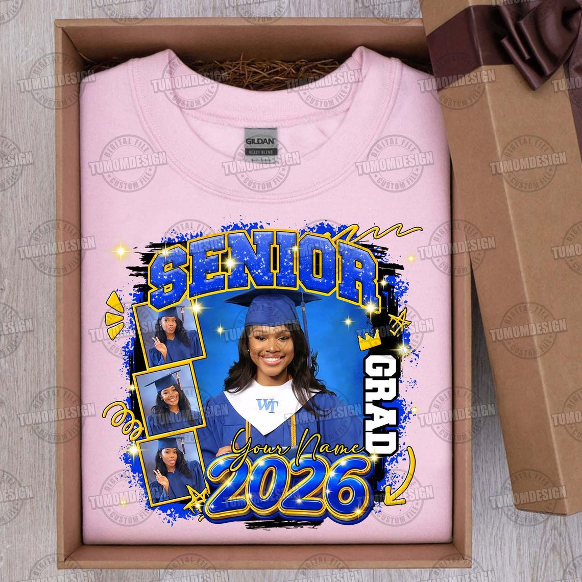 Graduation Insert Photos Editable Canva Template, Graduate 2026 ...
