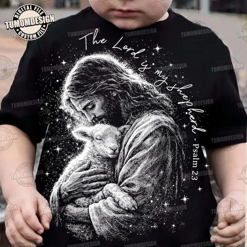 The Lord is My Shepherd Png, Christian Easter Psalm Png, God Png, Jesus ...