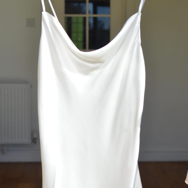 Silver Cowl Top - Etsy