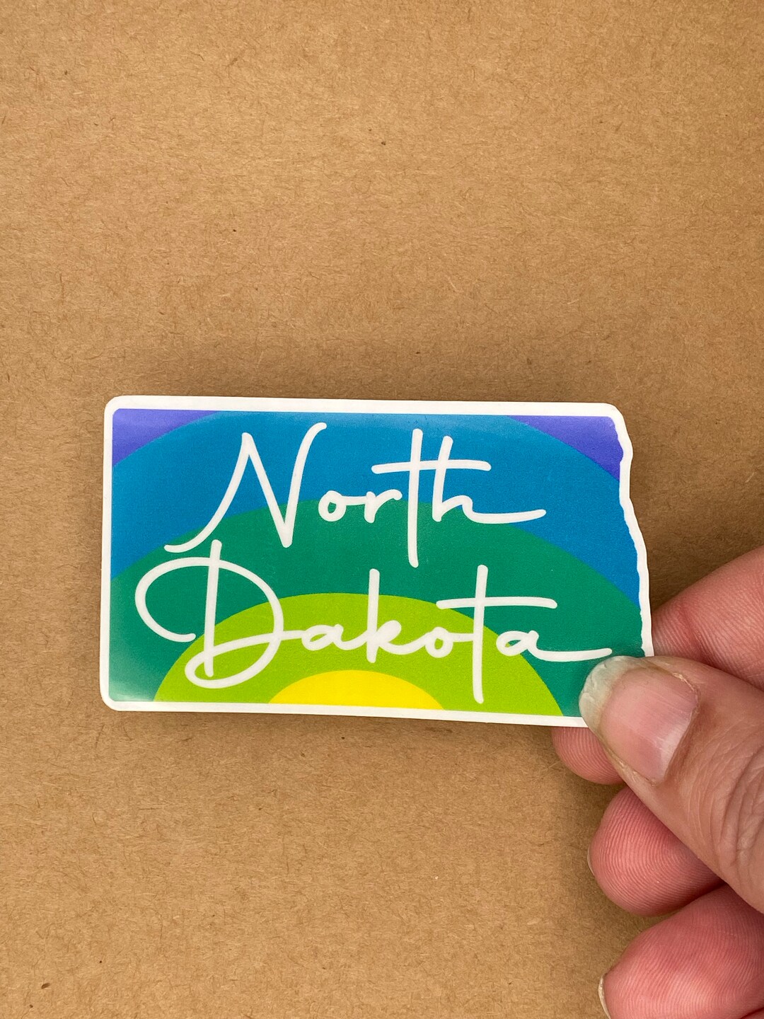 North Dakota Sticker Nodak Sticker ND State Love I Love North Dakota I ...