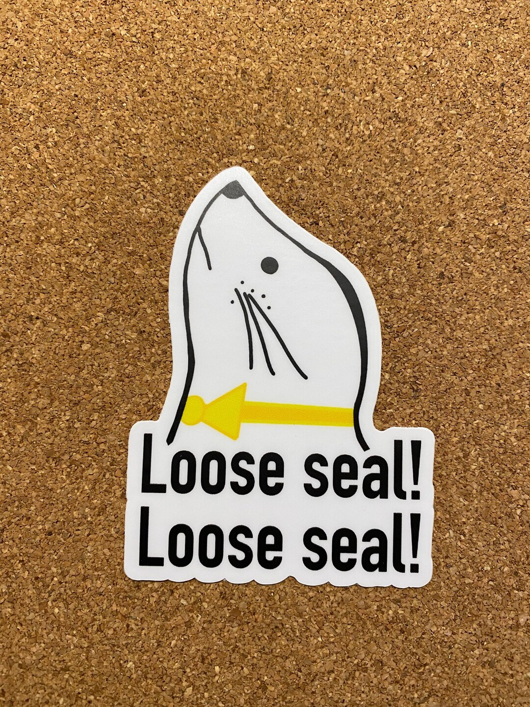 Loose Seal Sticker, Arrested Development Seal With Bowtie Decal - Etsy