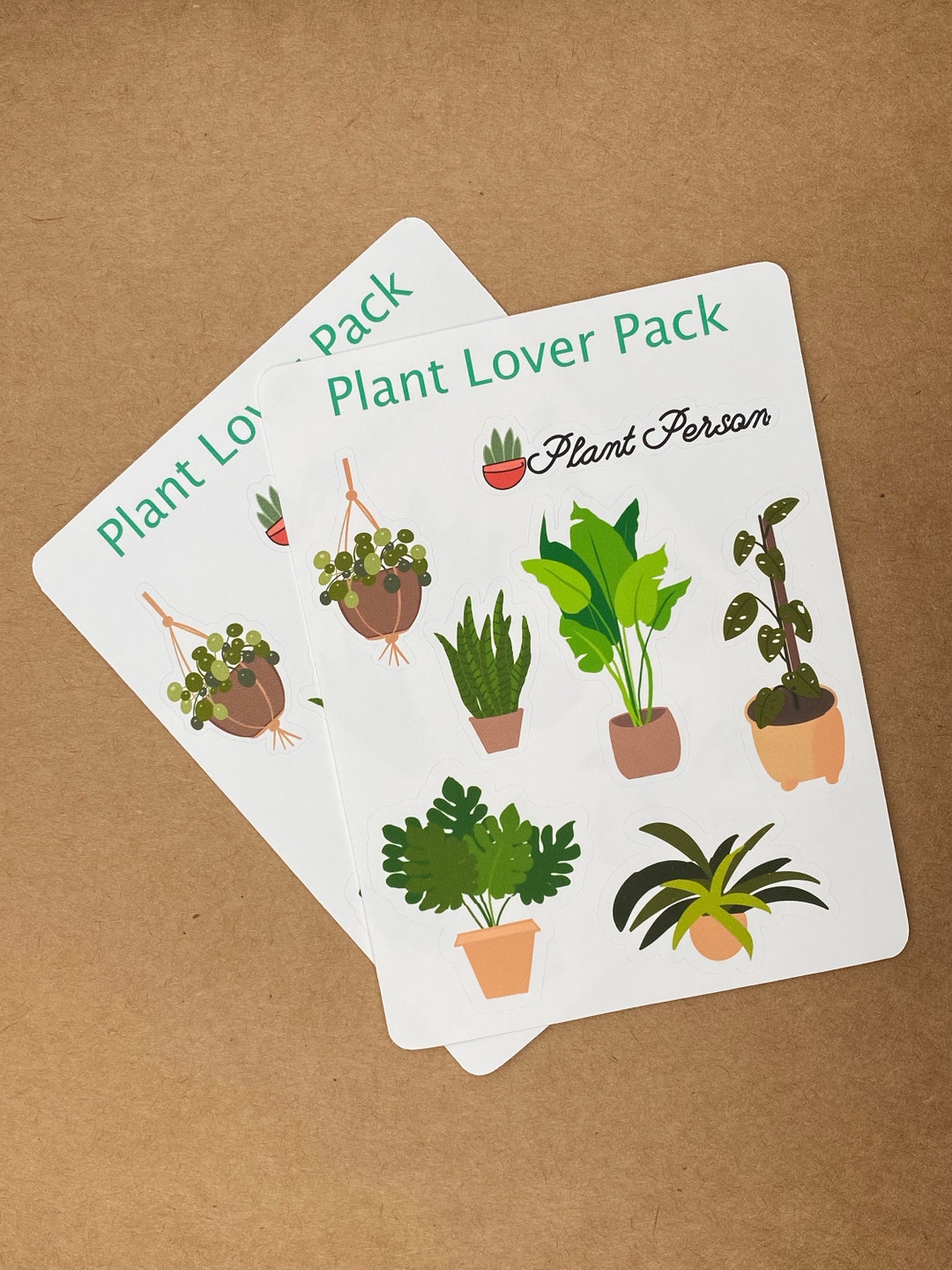 Plant Lover Planner Sticker Pack Plant Lover Sticker Pack - Etsy