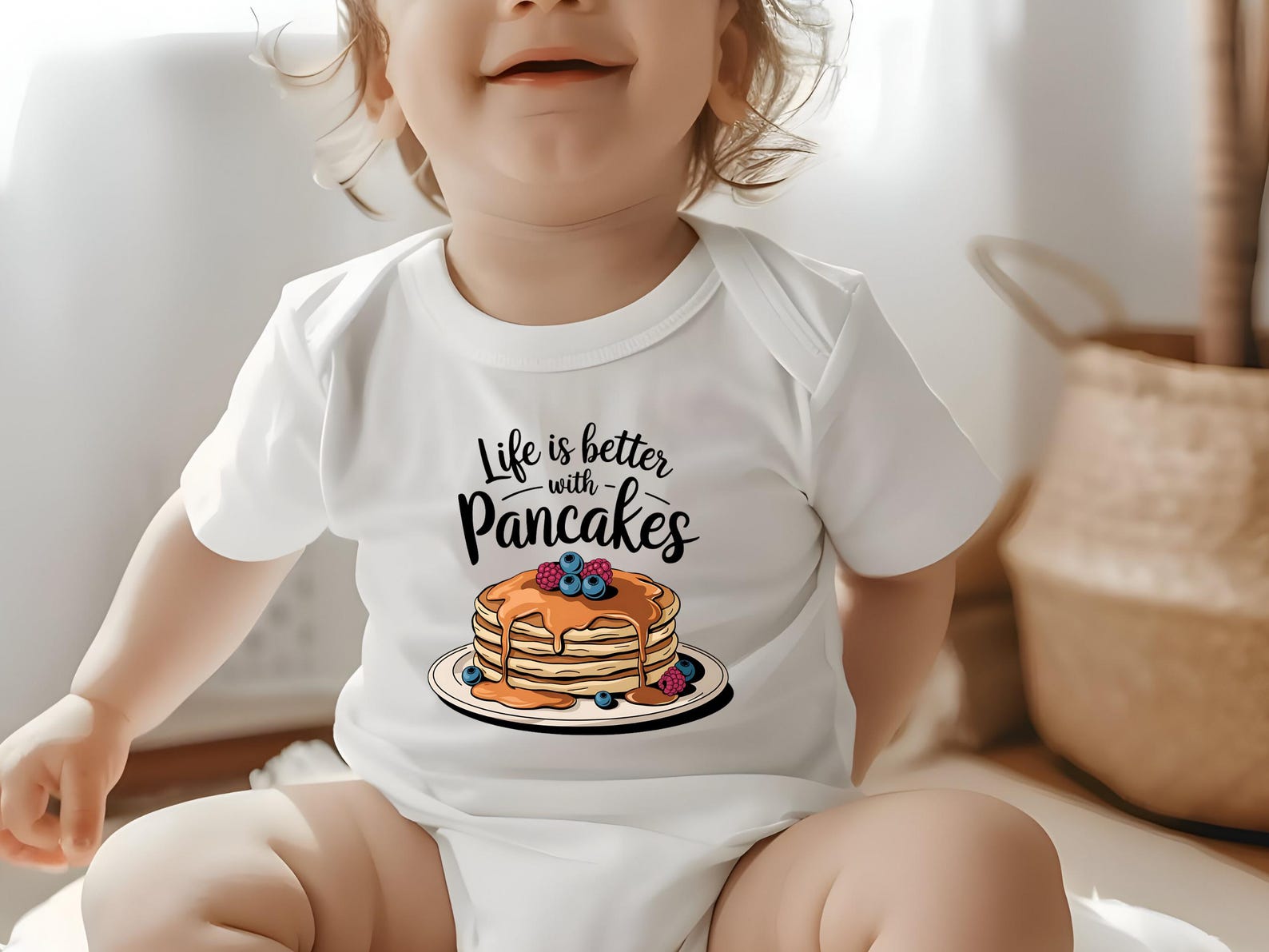 Life is Better With Pancakes PNG | Funny Breakfast Lover Sublimation ...