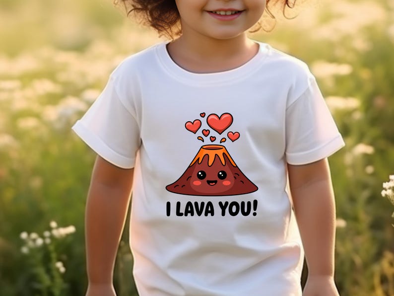 I Lava You PNG Sublimation, Cute Lava Heart Clipart for Valentine's Day ...