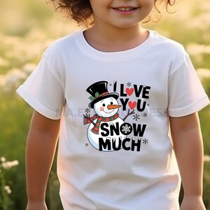I Love You Snow Much PNG, Christmas Shirt Sublimation Design, Family ...